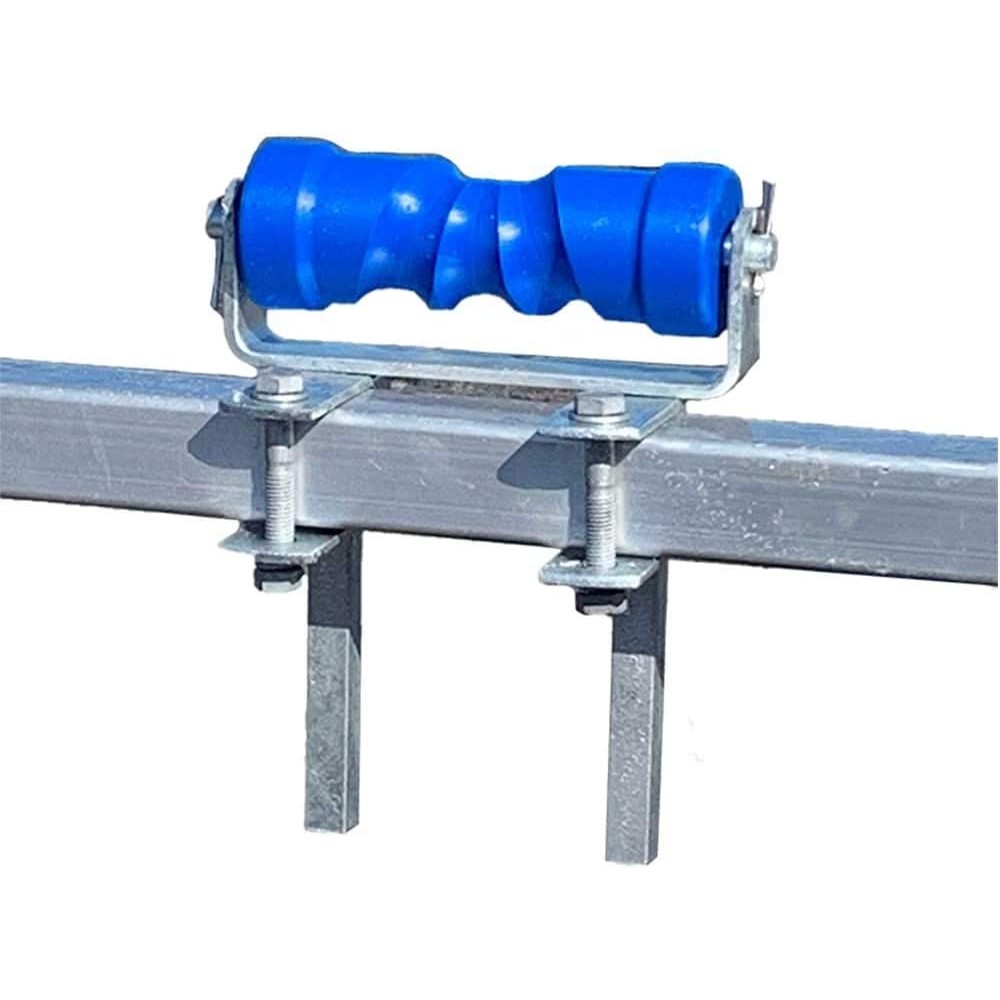 8 inch Polyurethane Self Centering Roller 7/8 inch shaft